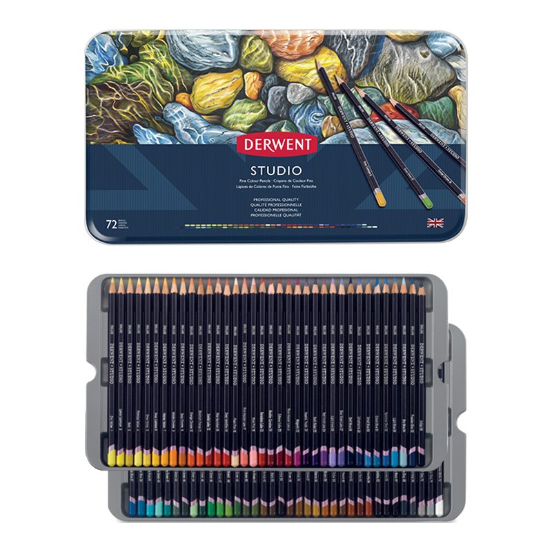 Kredki rysunkowe Studio Derwent, 72 kol. – SklepPlastyczny.pl